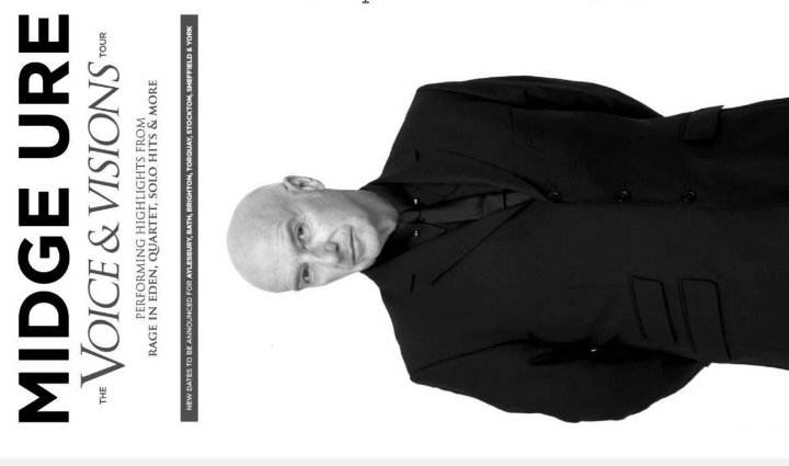 Midge Ure Voice And Visions Tour Rhondda Cynon Taff Valleys News Website